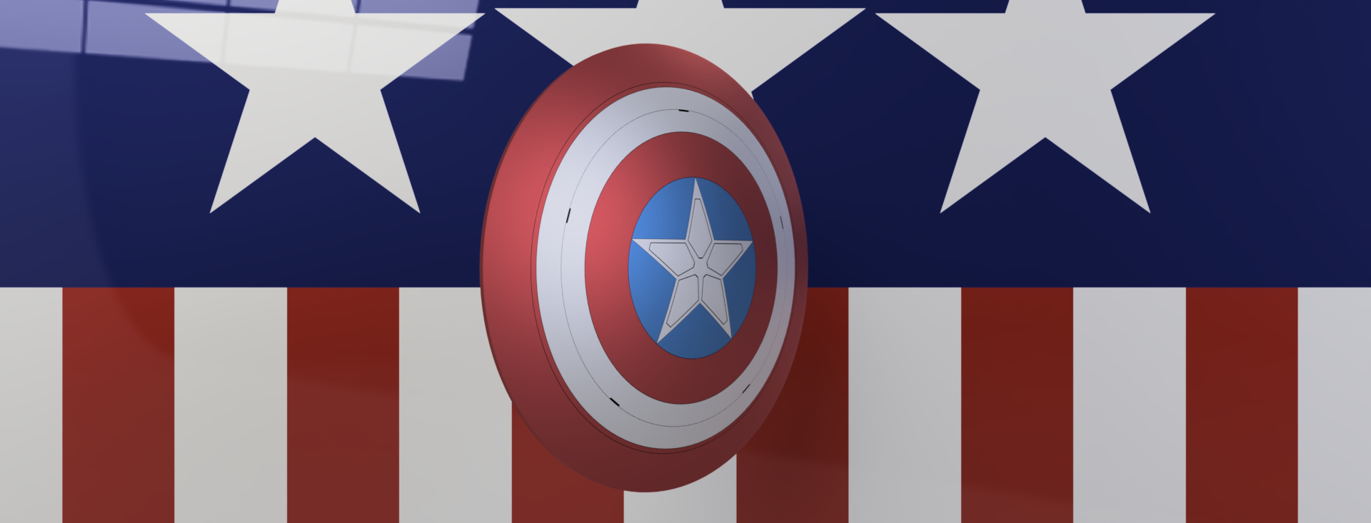🛡️ Sam Wilson Captain America Shield・ STL File for ・Cults