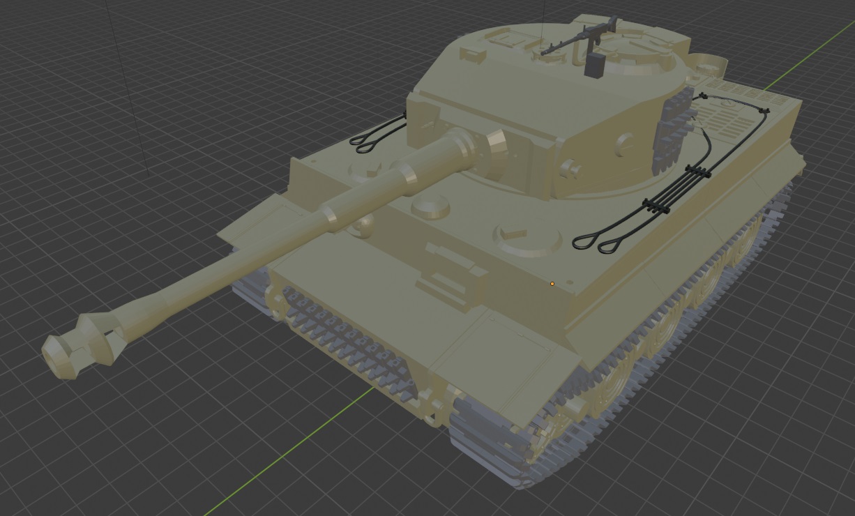 🐅 Tiger 1 (E) RC・ 3D File for ・Cults