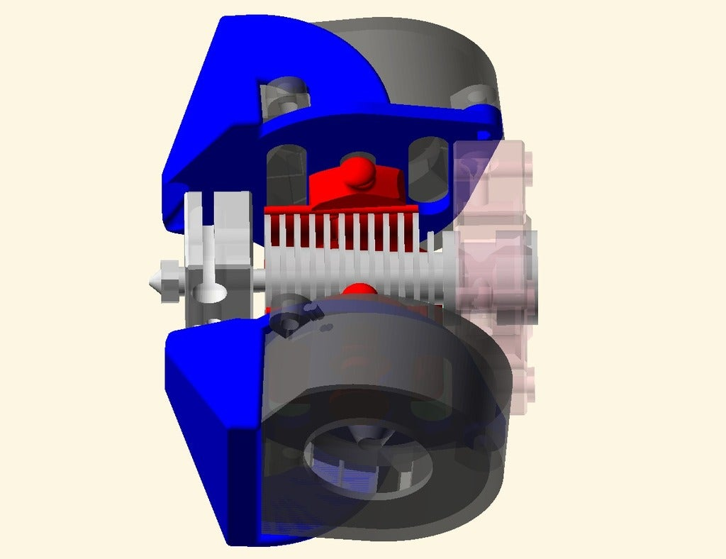 Free STL file E3D V6 Ducts! (simple modular fan adapter for 40mm and ...