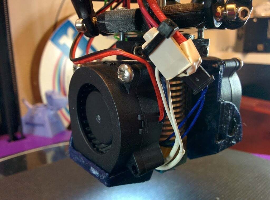 Free STL file E3D V6 Ducts! (simple modular fan adapter for 40mm and ...