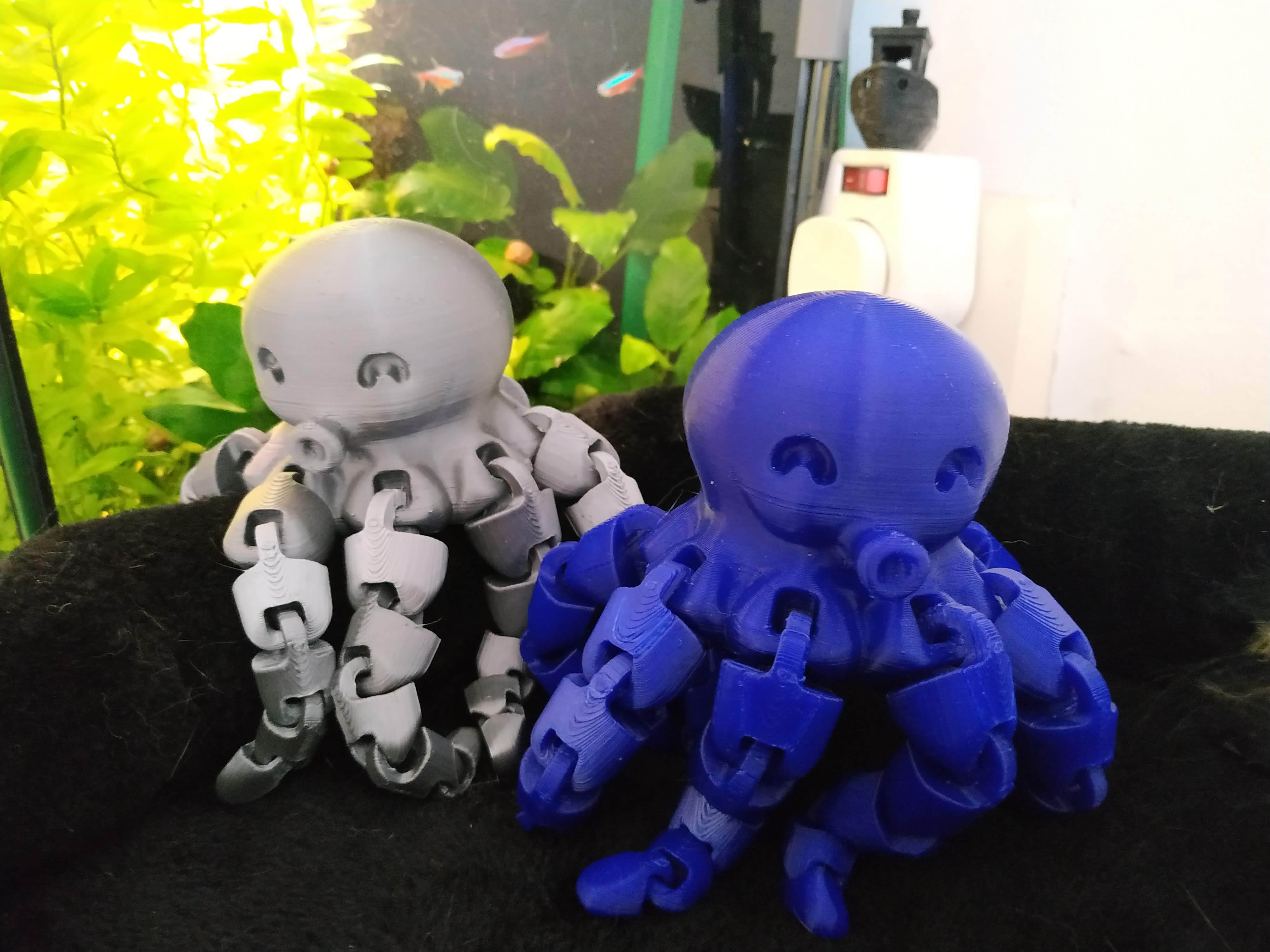 3D printable Cute Mini Octopus・Cults