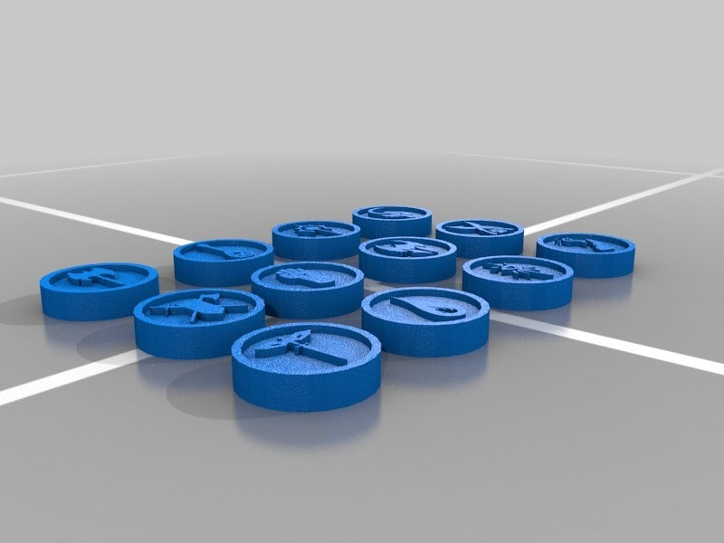 Free STL file D&D Class Tokens 👽 ・3D printer design to download・Cults