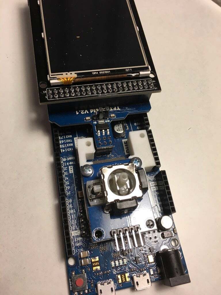 Free STL file #rDuinoScope joystick mount 🕹️ ・3D printing model to ...