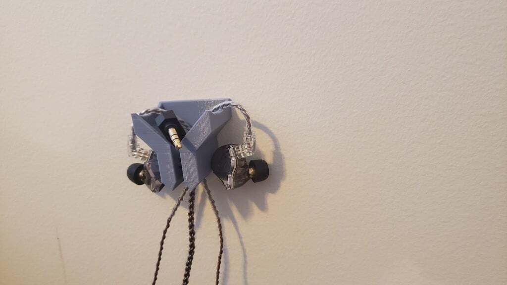 Free STL file IEM Wall Hanger 🎧 ・3D print model to download・Cults