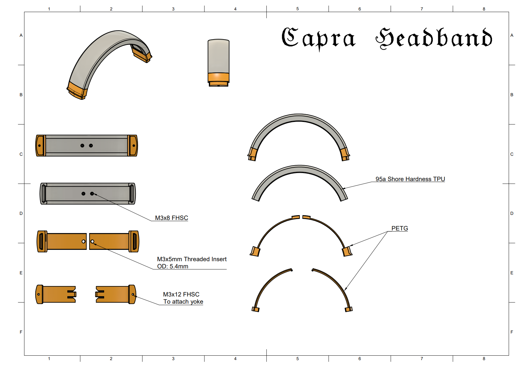 Free STL file Capra Headband V1 🎧・Design to download and 3D print・Cults
