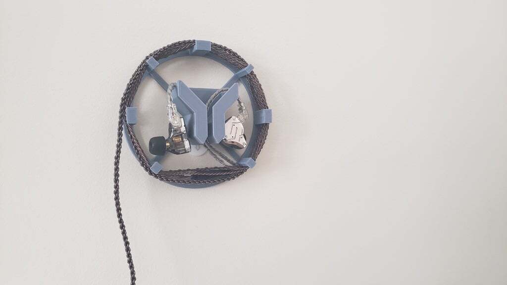 Free STL file IEM Wall Hanger 🎧 ・3D print model to download・Cults
