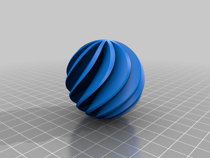 🎲 Spiral Ball・Free 3D File for ・Cults