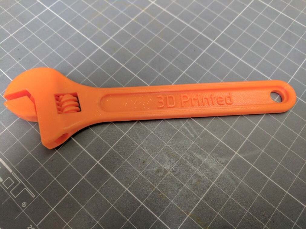 3D printable Fully assembled 3D printable wrench・Cults