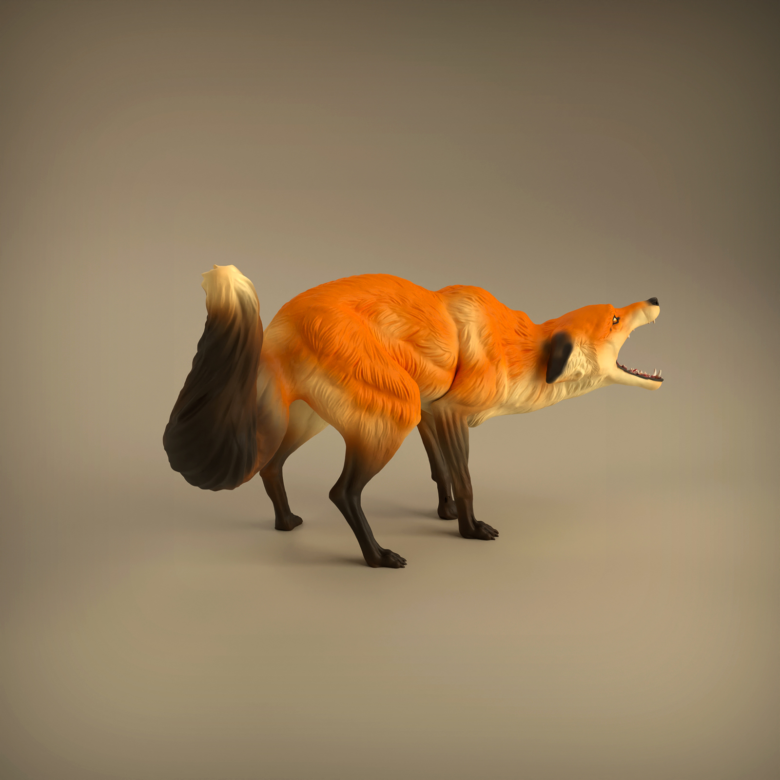🦊 Red Fox・ 3D File for ・Cults