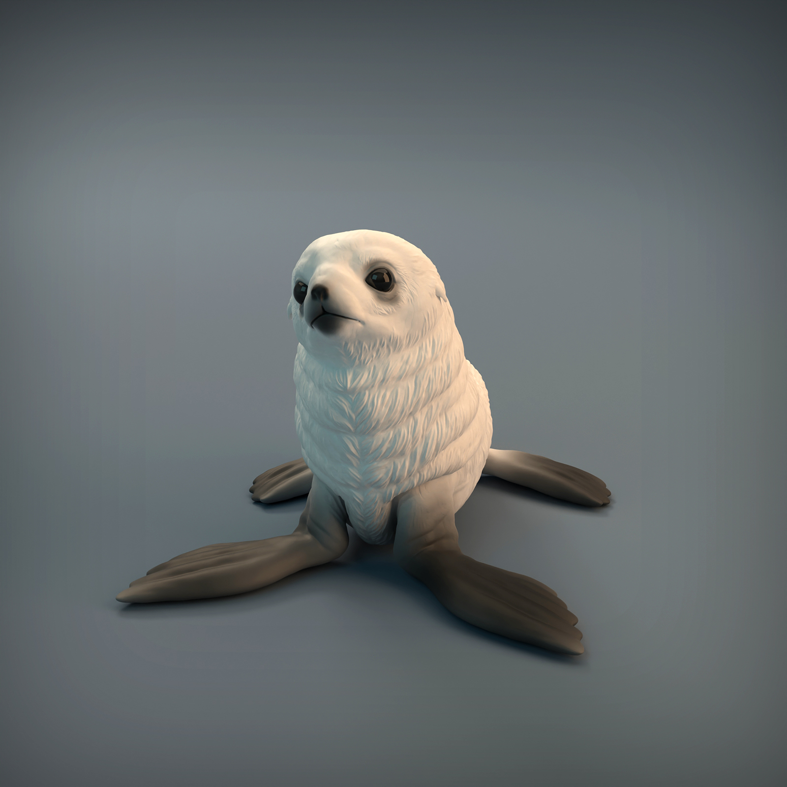 3D file Seal Pup 🦭 ・3D printable model to download・Cults