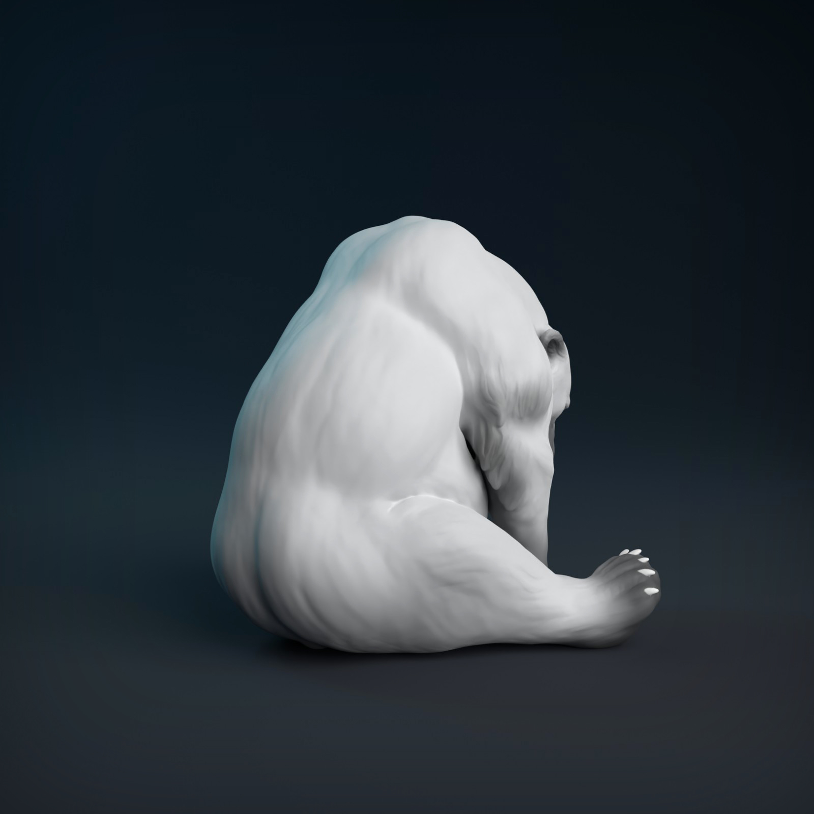 Datei STL Eisbär 🐉 (OBJ)・Modell für 3D-Druck zum herunterladen・Cults