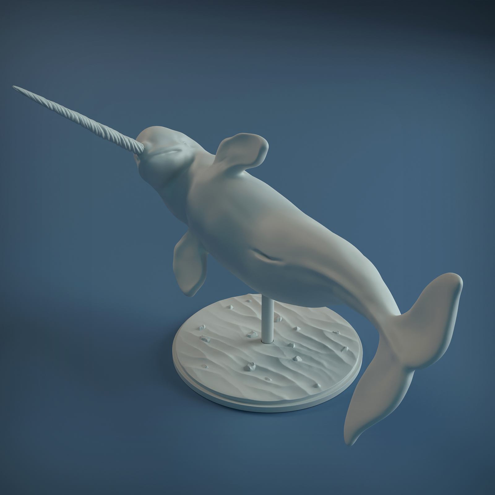 3D file Narwal 🐳・3D printing model to download・Cults