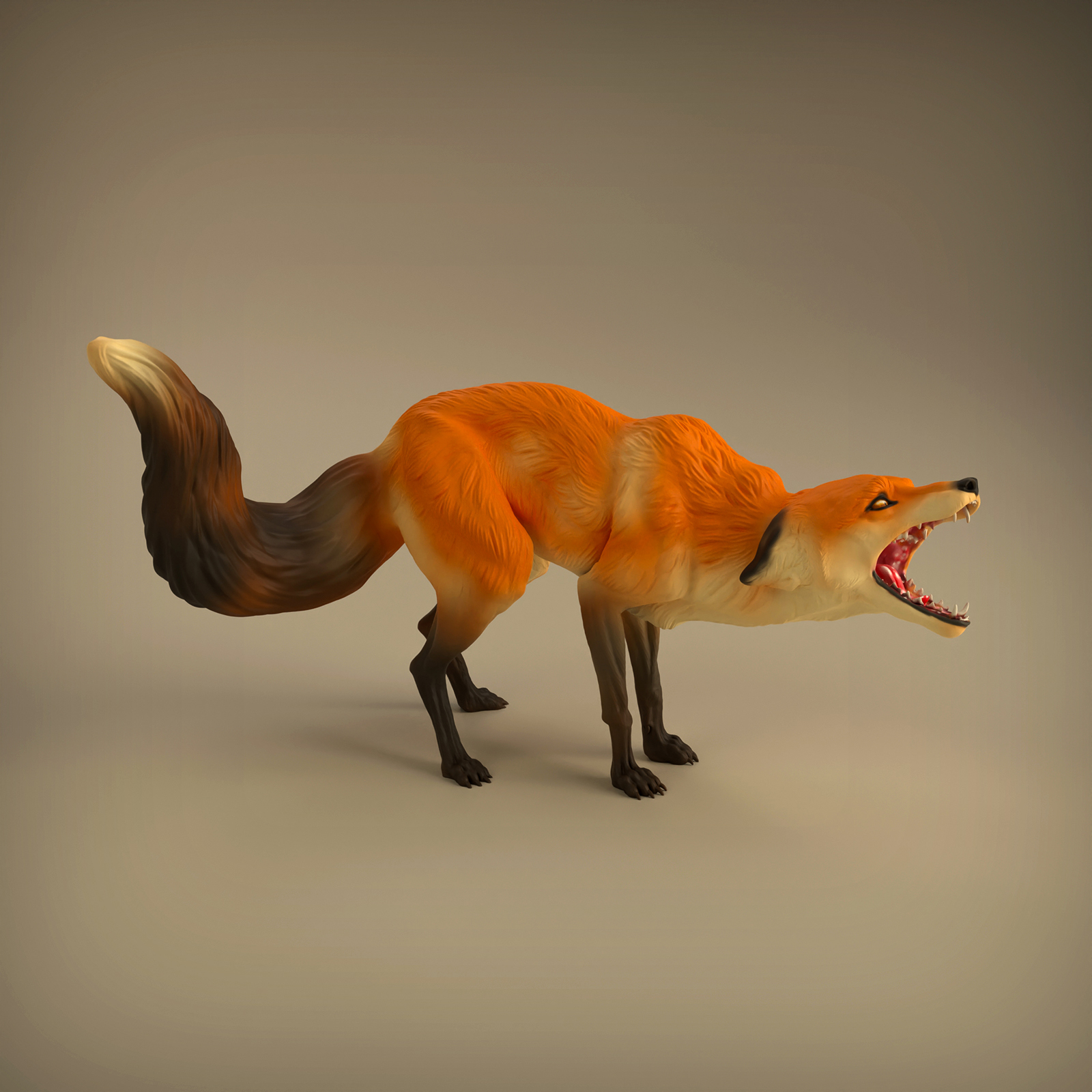🦊 Red Fox・ 3D File for ・Cults