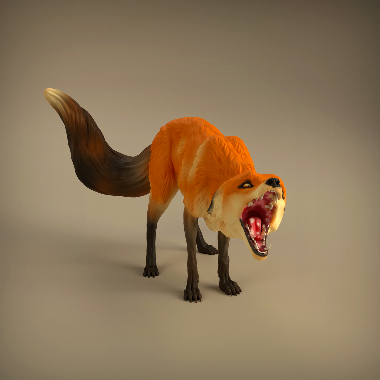 🦊 Red Fox・ 3D File for ・Cults