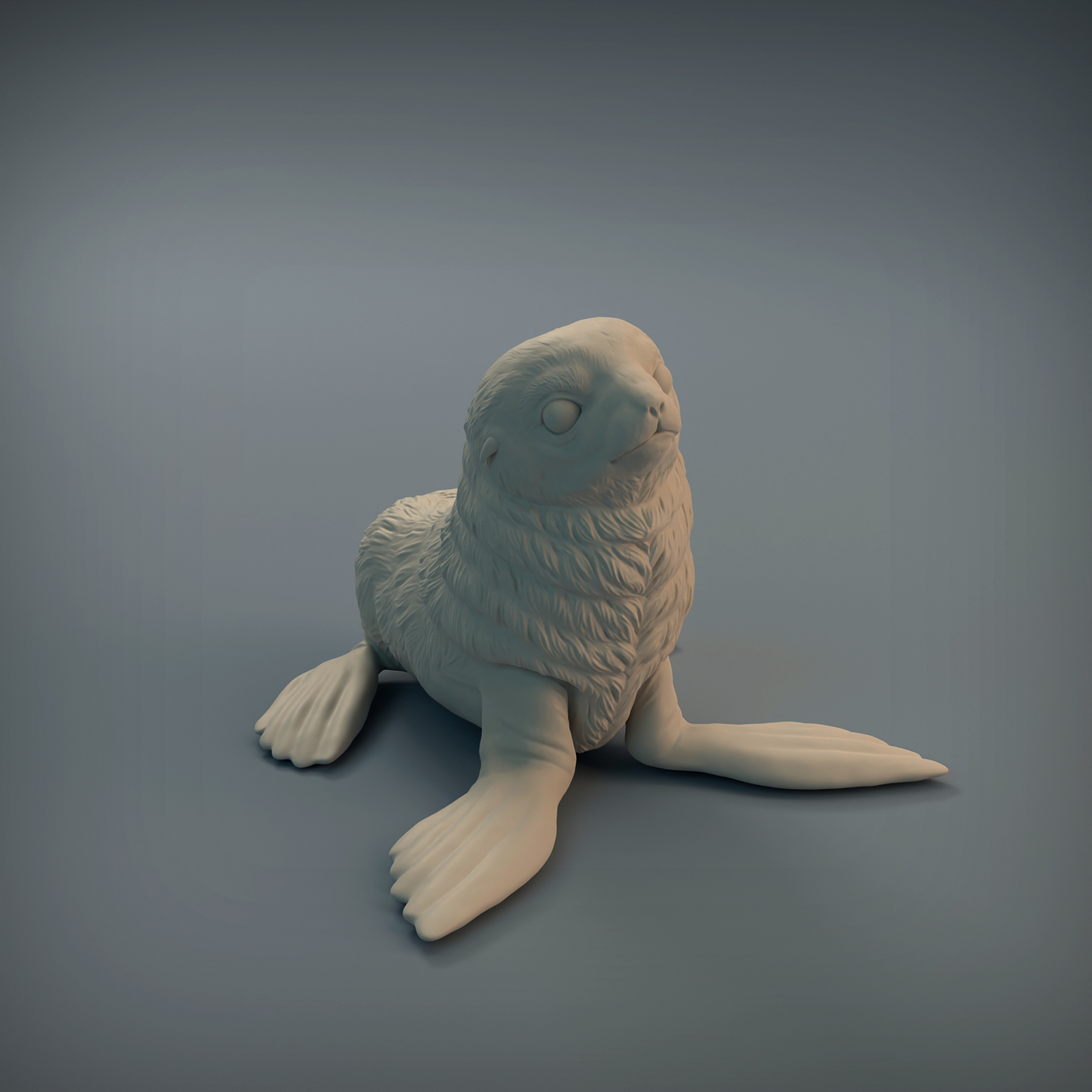 3D file Seal Pup 🦭 ・3D printable model to download・Cults