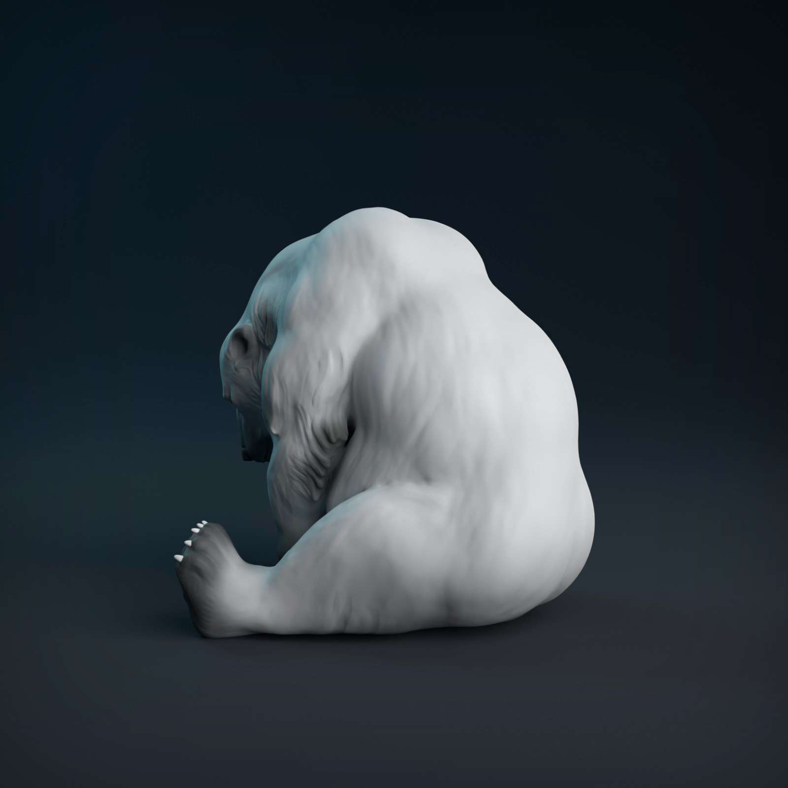 Datei STL Eisbär 🐉 (OBJ)・Modell für 3D-Druck zum herunterladen・Cults
