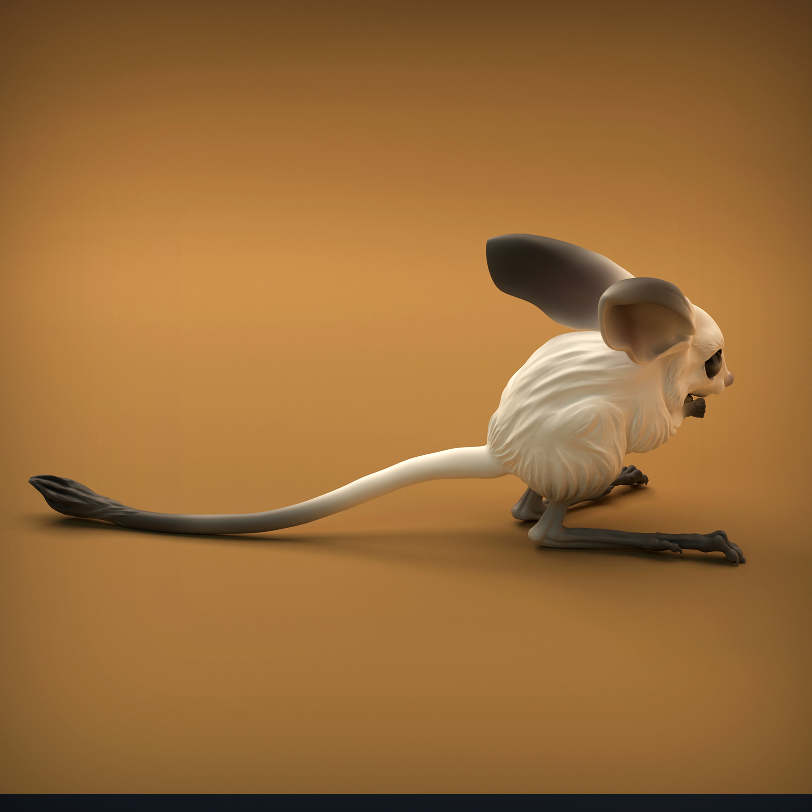 🐉 Long-Eared Jerboa・Бесплатный 3D для ・Cults