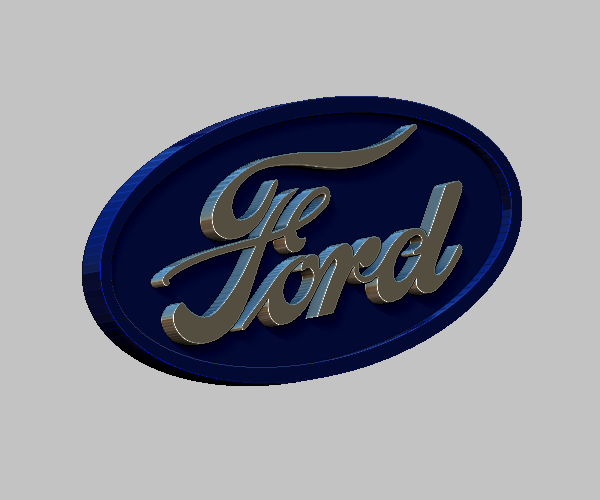 STL file LOGO CAR FORD STL FILE 🚗 (OBJ)・3D printer design to download・Cults