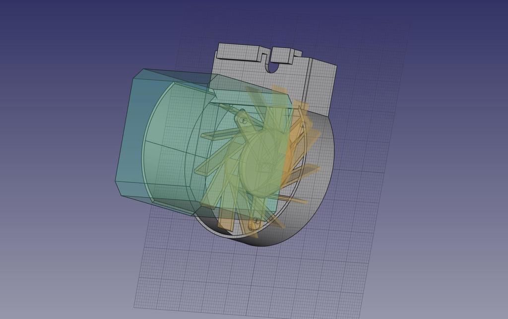 Free STL file PP3DP UP Mini Extruder Fan ⬆️ (STEP)・3D printer design to ...
