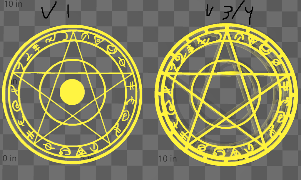 🏙️ Constantine: City of Demons Magic Spell Ring・Free 3D File for ・Cults