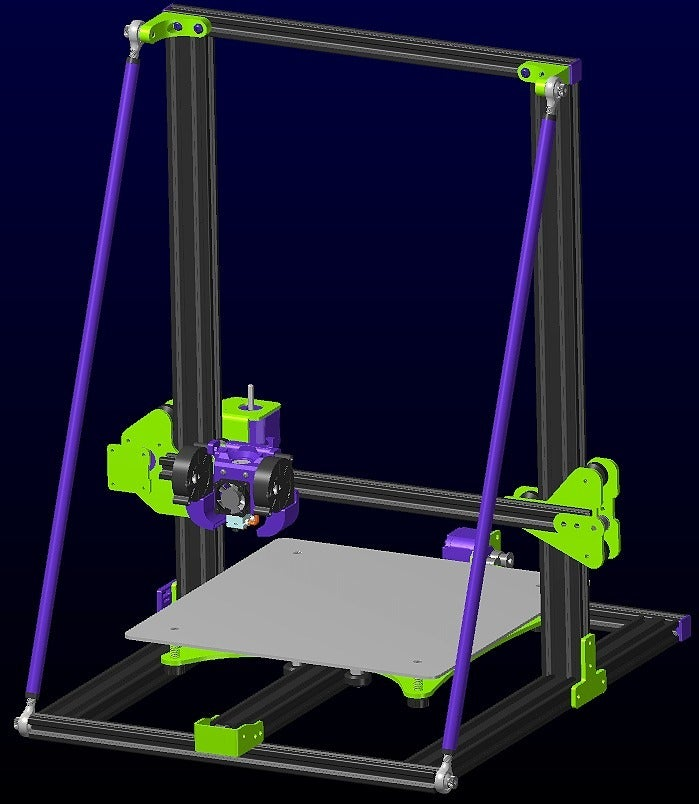 Free STL file CR-10 Frame Bracing - No -Z- Travel Loss Design 🖼️ ・3D ...