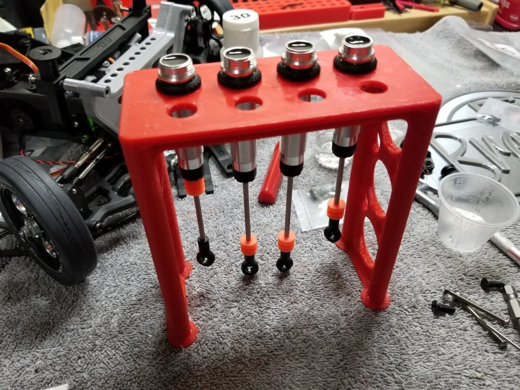 🚁 Axial Ryft Shock Stand・Free STL File for ・Cults