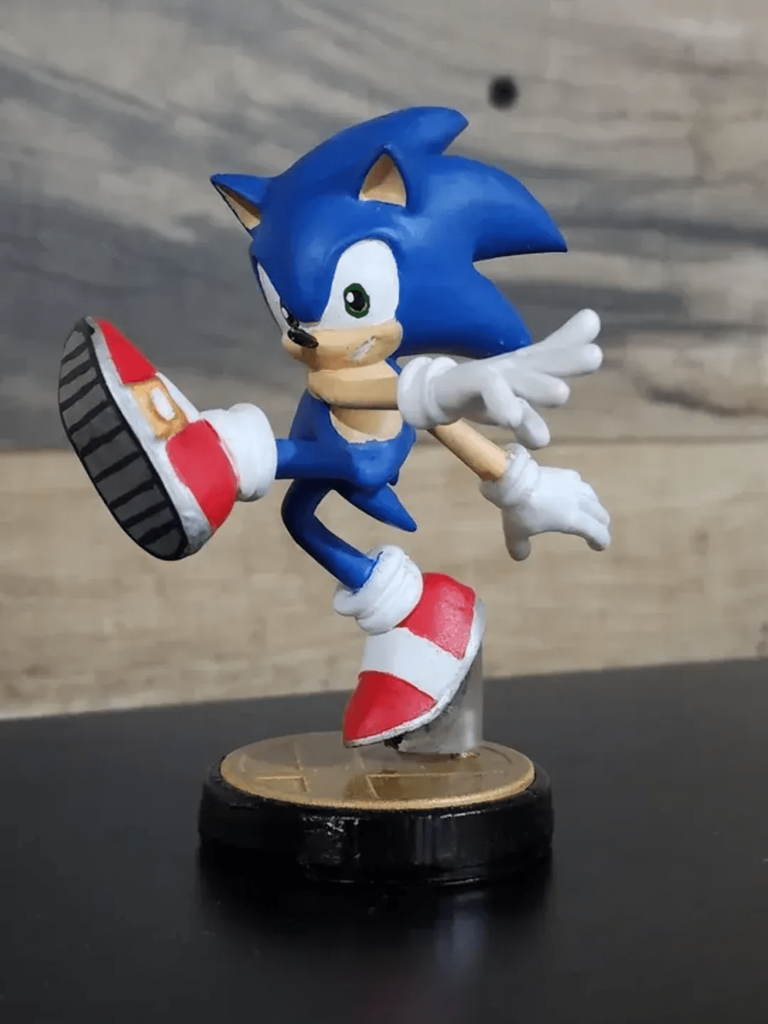 🎲 Set de figuras Team Sonic, figuras amiibo de Sonic, Tails, Knuckles y ...