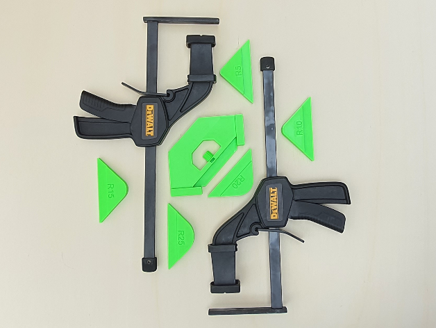 Free 3D file Router Template / Corner Radius Jig (DeWalt 6x12mm and ...