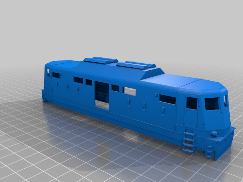 Archivo 3D locomotora eléctrica FS E424 H0 🎲 ・Modelo para descargar y ...