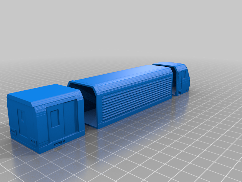 3D file Locomotiva Elettrica E464 FS H0 1:87 1/87 🎨 ・Model to download ...