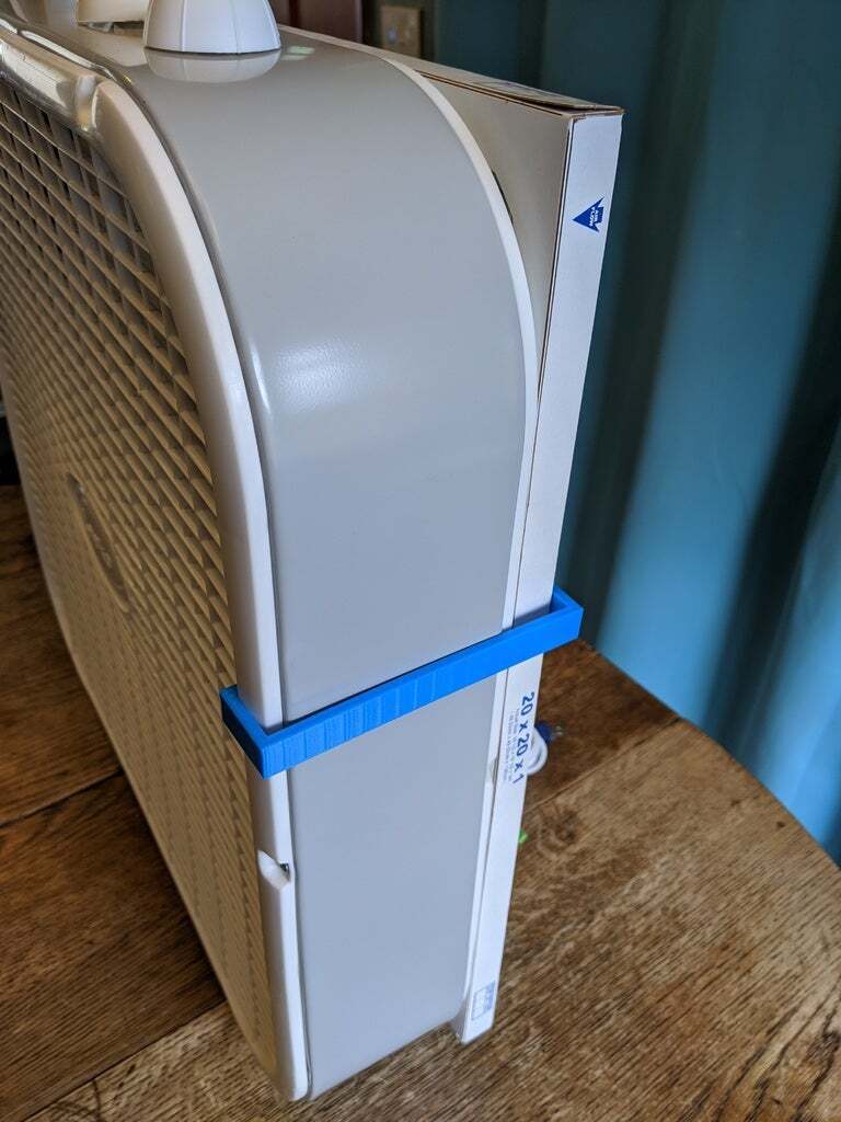 📦 Box Fan Filter Bracket・Free STL File for ・Cults