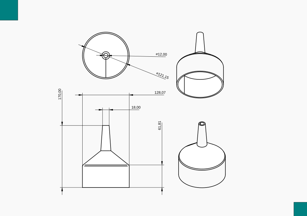 🔧 funnel・ 3D File for ・Cults