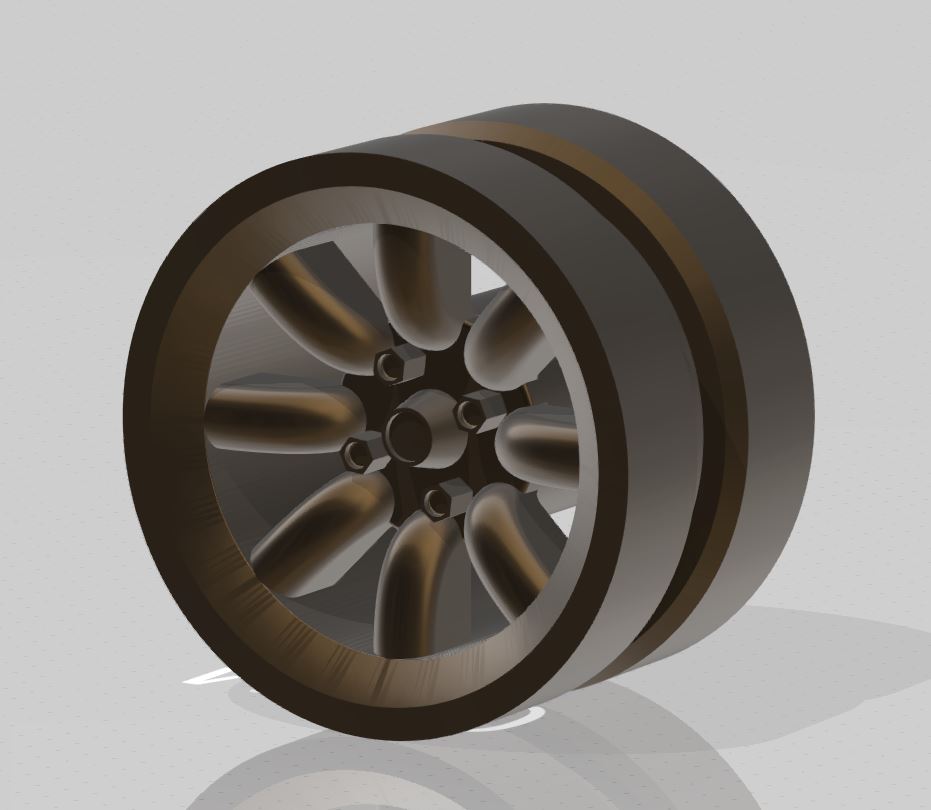 🛞 Lego Watanabe style wheel・ STL File for 3D printing・Cults