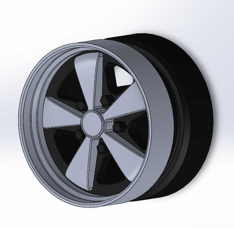 🛞 LEGO Fuchs style wheel・ STL File for 3D printing・Cults