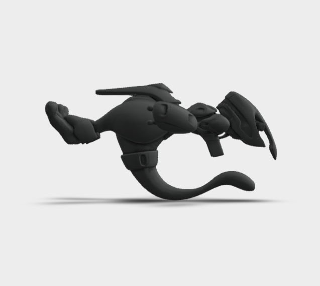 🐉 CYBER MEWTWO POKEMON - HIGH RES・Free STL File for ・Cults