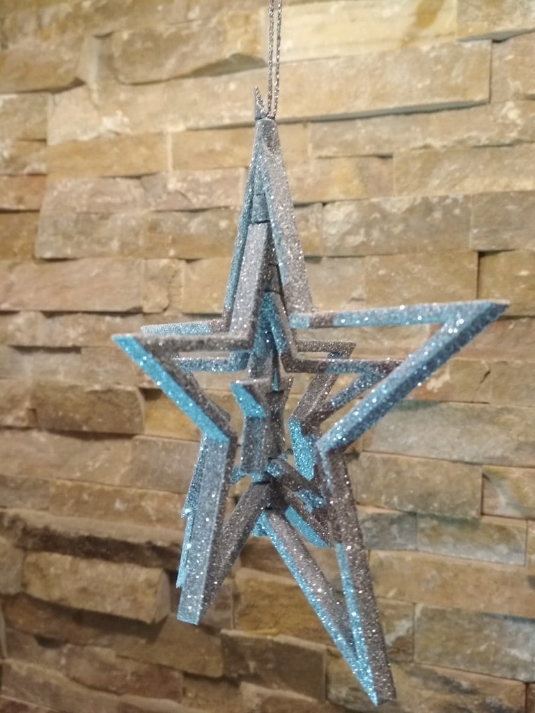 3D print Spinning Christmas Star・Cults