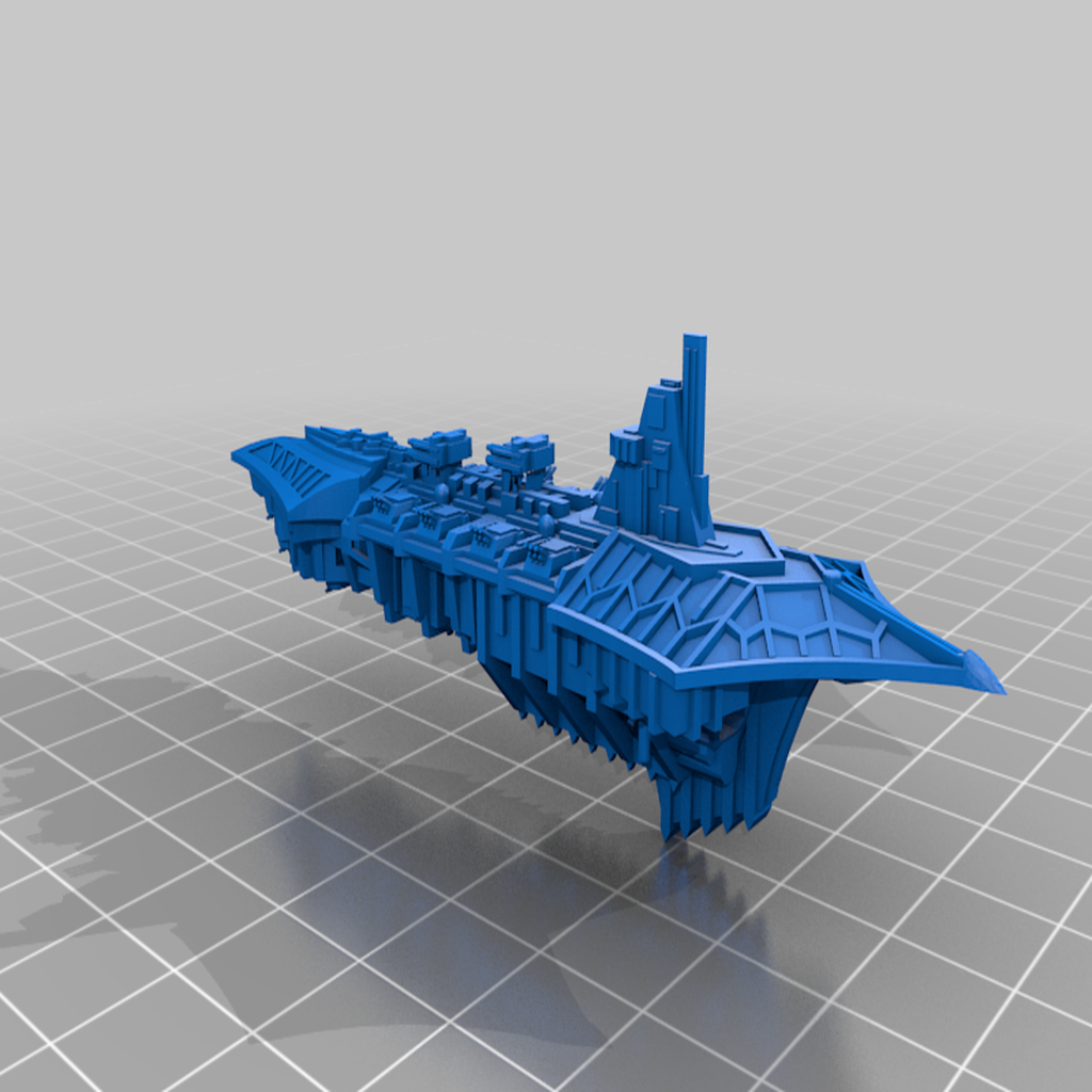 🎲 BFG Prebuilt Chaos Heavy Cruisers・Free 3D File for ・Cults