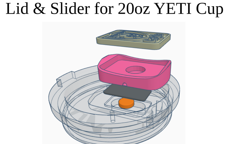 Free 3D file YETI Slider - Add your Name & or Logo ⚙️ ・3D printing ...