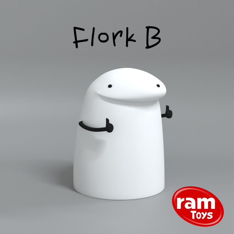STL file MEME FLORK 3D - 4 models // interchangeable arms 🧸 ・3D printer ...