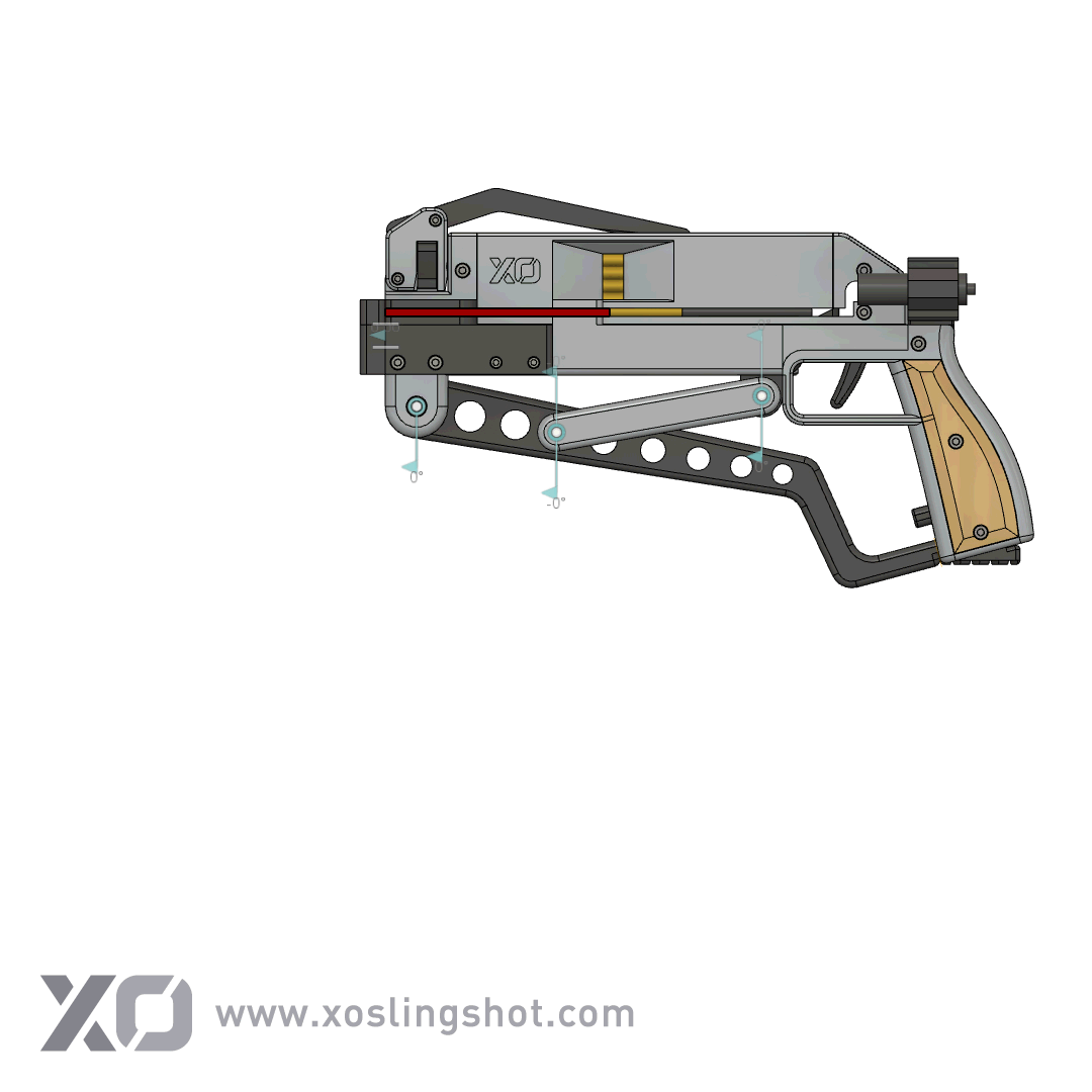 🔫 XOSlingshot lever repeating slingbow gun like a crossbow pistol・ 3D ...