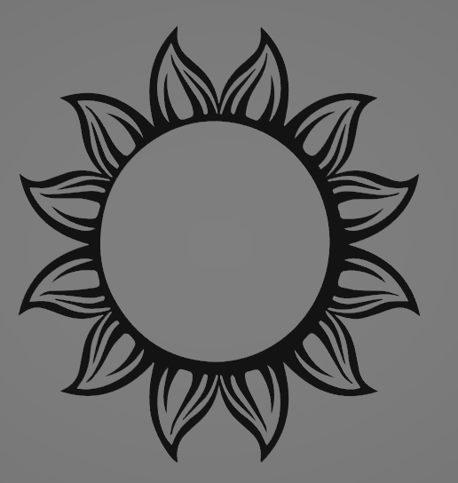 Free STL file 2D Moon and sun 🌙 ・Object to download and to 3D print・Cults