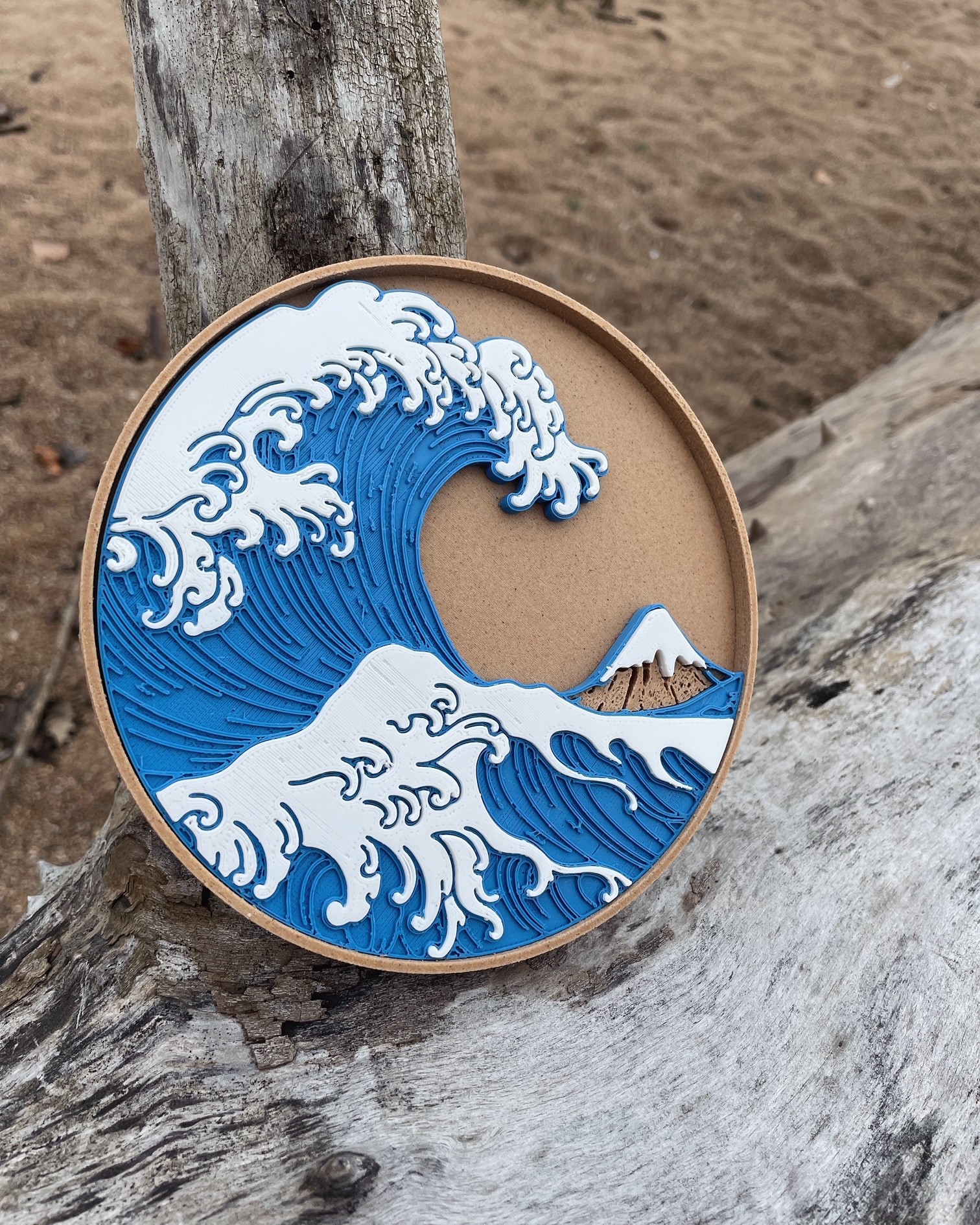 Free STL file The Great Wave of Kanagawa 🌊 ・3D print object to download ...