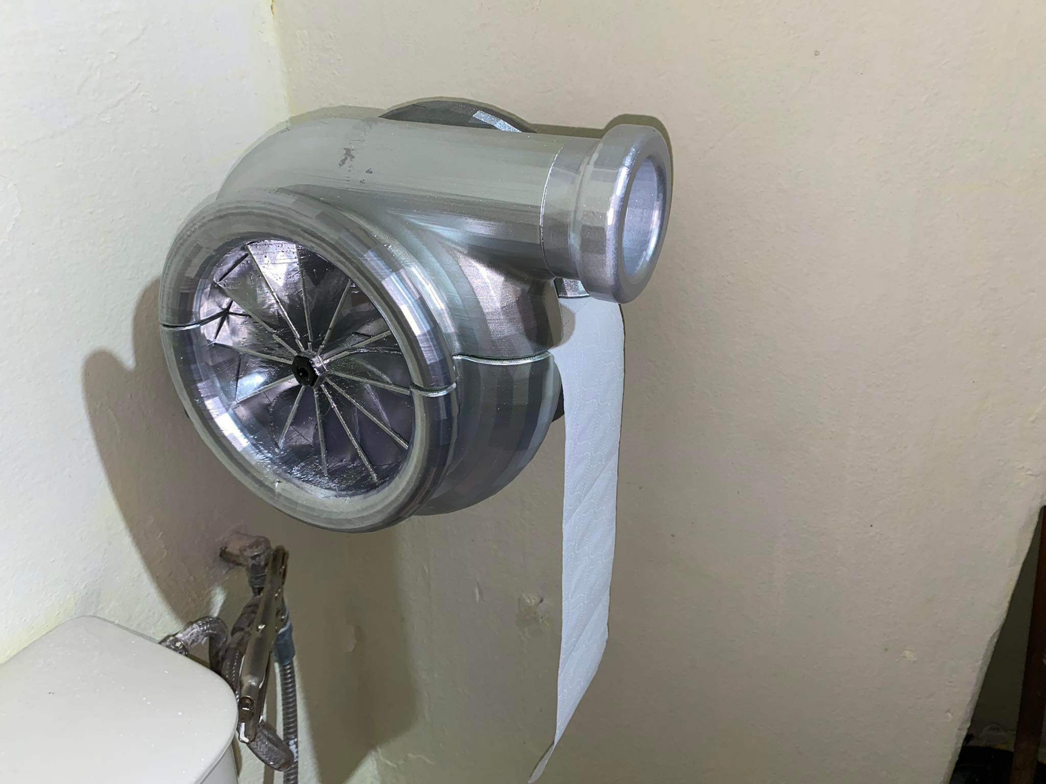 OBJ file Turbo Paper Holder 👽 ・3D printing design to download・Cults