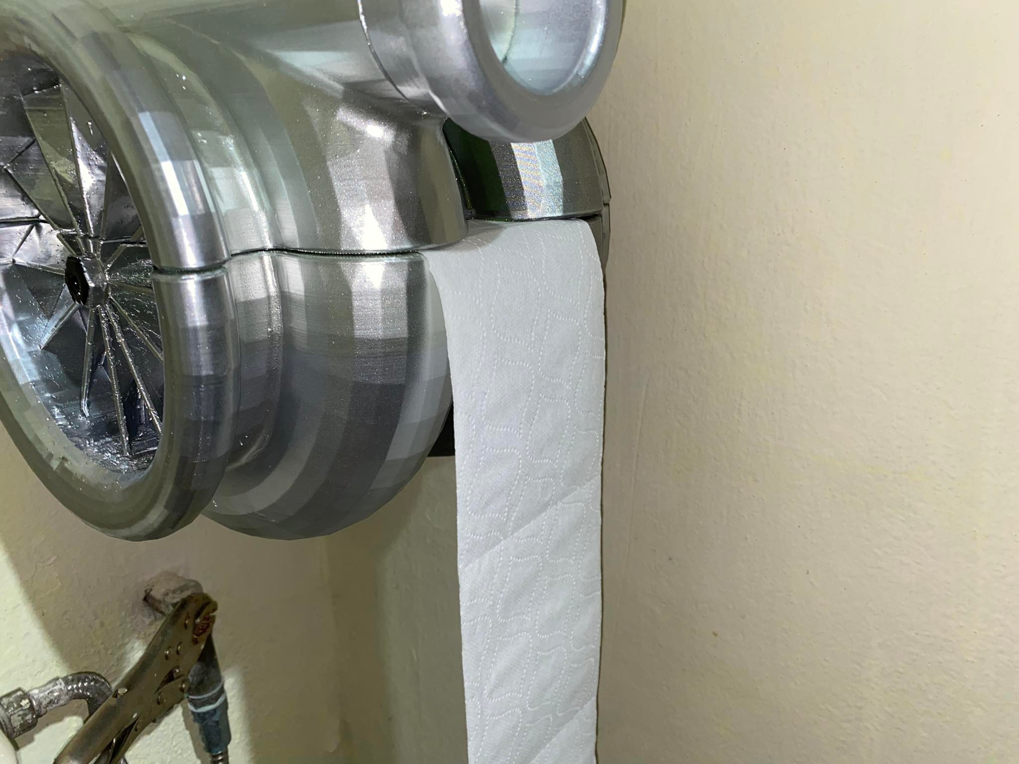 OBJ file Turbo Paper Holder 👽 ・3D printing design to download・Cults