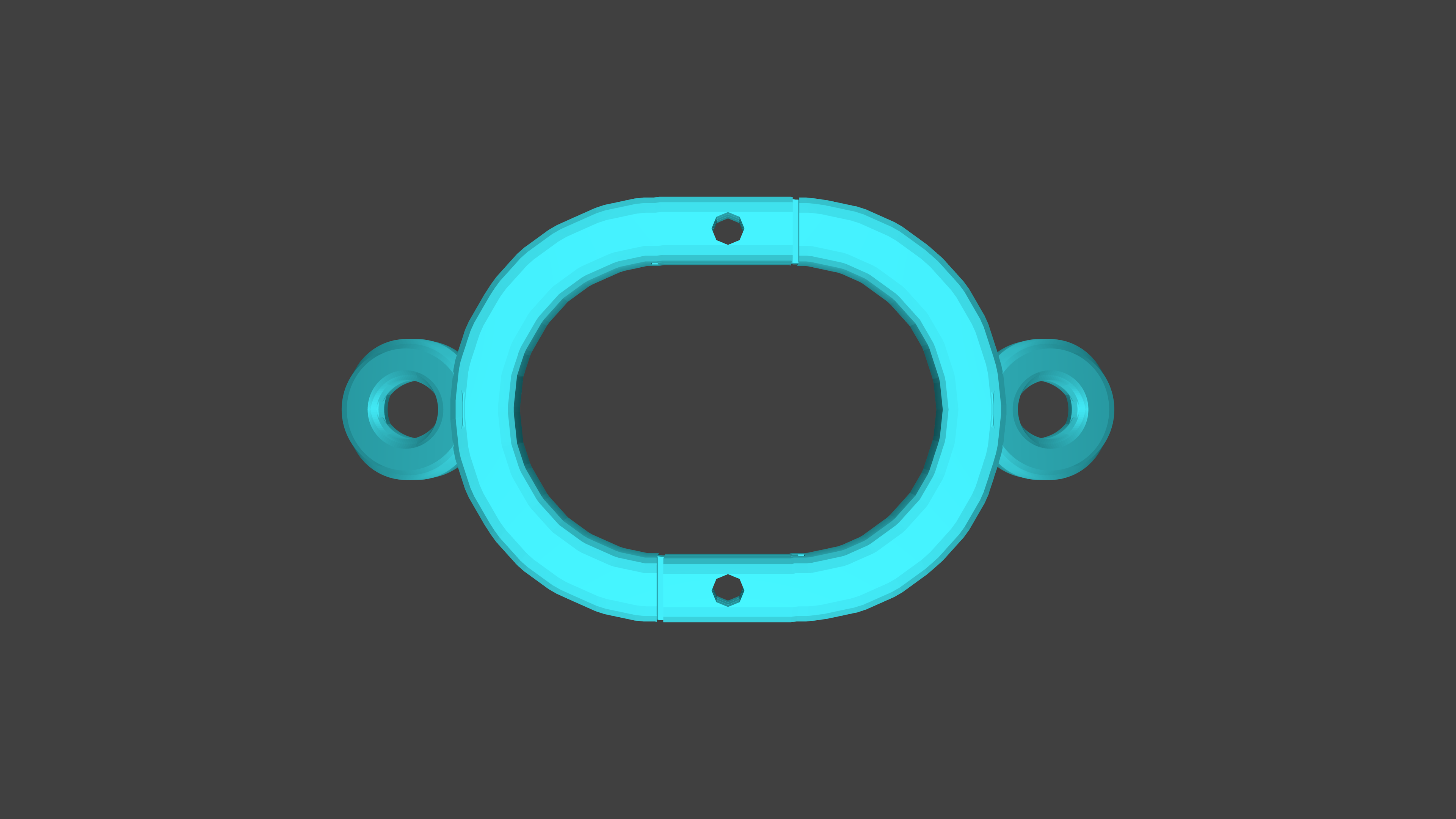 🔞 TheShackle v1, parametric wrist cuffs (OpenScad Script)・文件用于 STL ・Cults