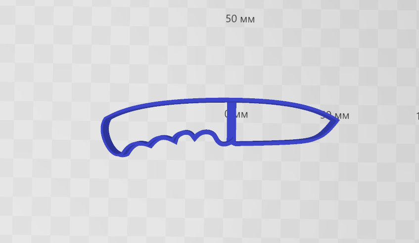 Free STL file knife cookie cutter 🔪 ・Template to download and 3D print ...