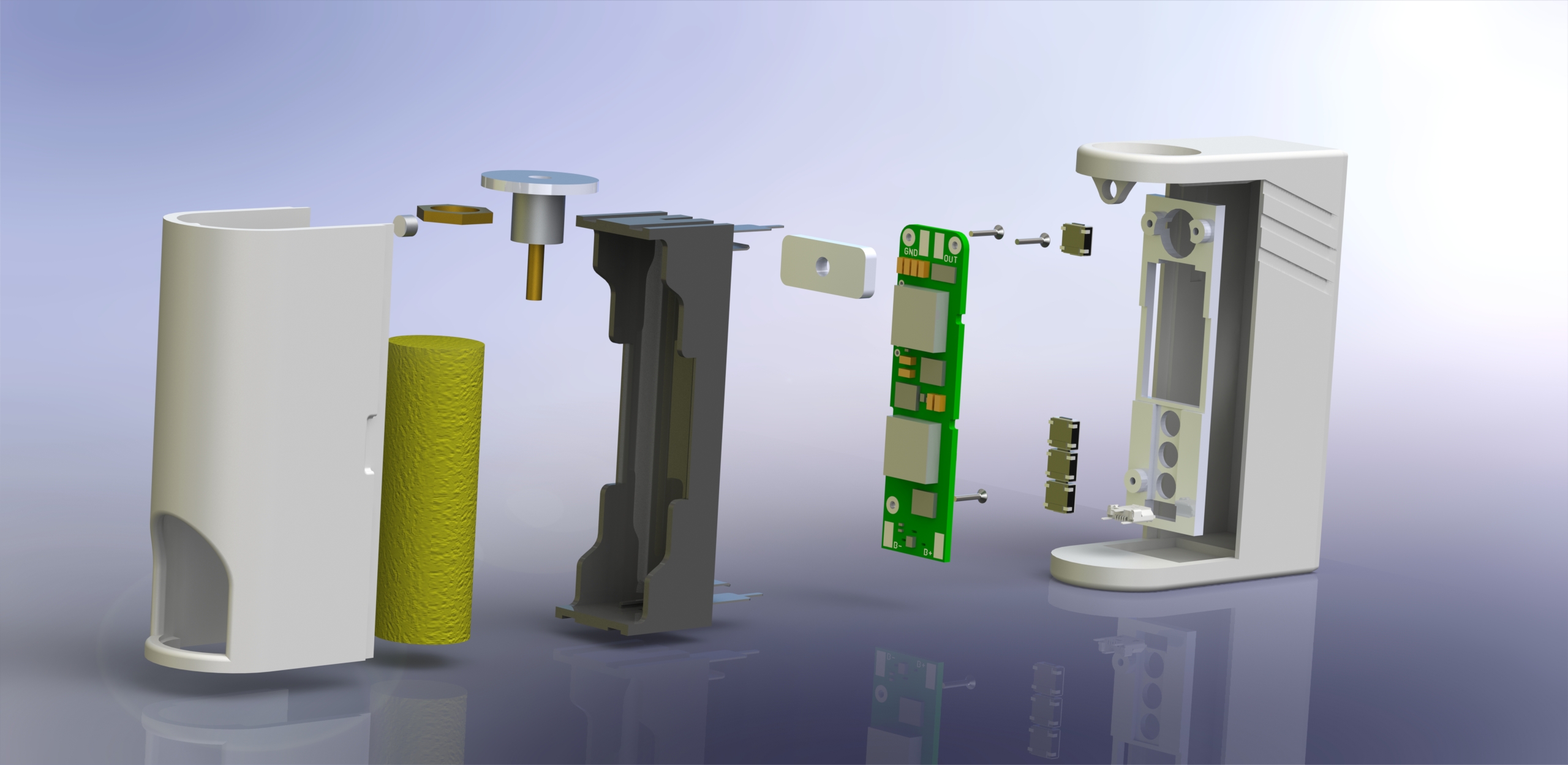 🧬 DNA 75c Squonk Box Mod・ STL File for ・Cults