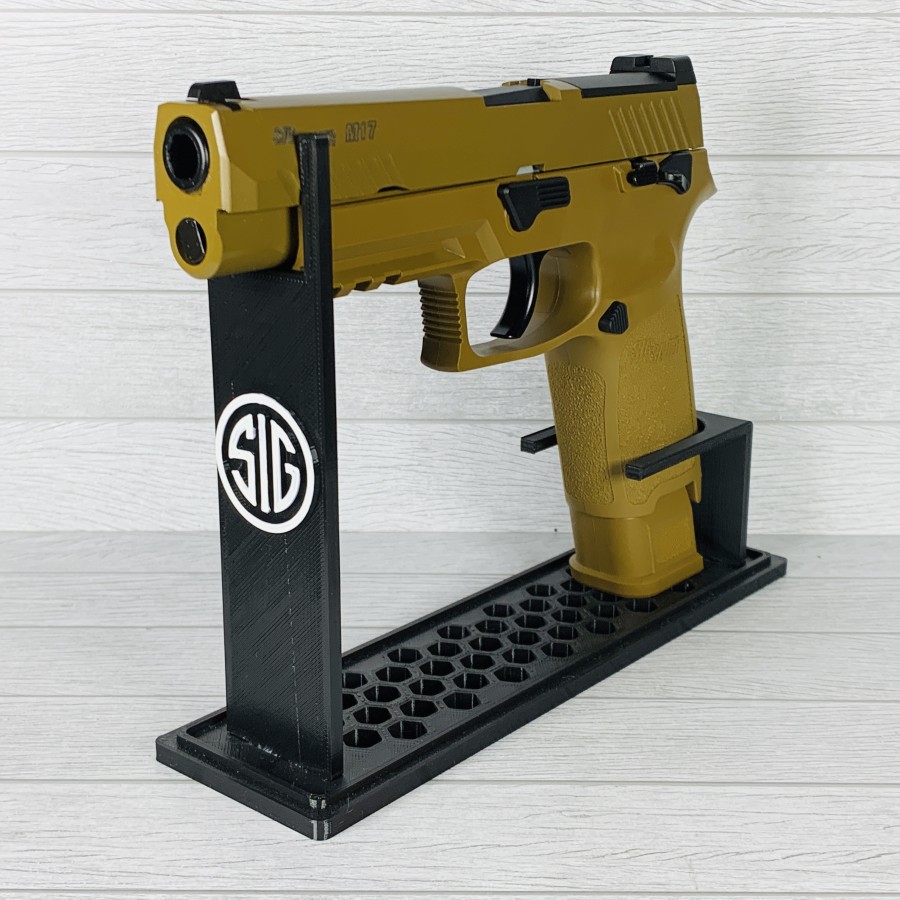 🔫 VFC Sig Sauer M17 P320 Airsoft Model Gun Display Stand・ STL File for ...