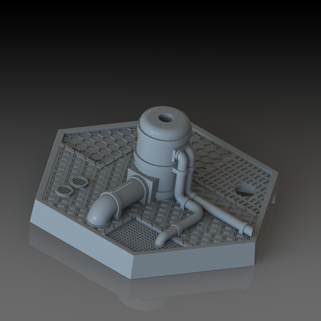 🎲 Aeronautica Industrial Base #4 (Thunderhawk)・ STL File for 3D ...