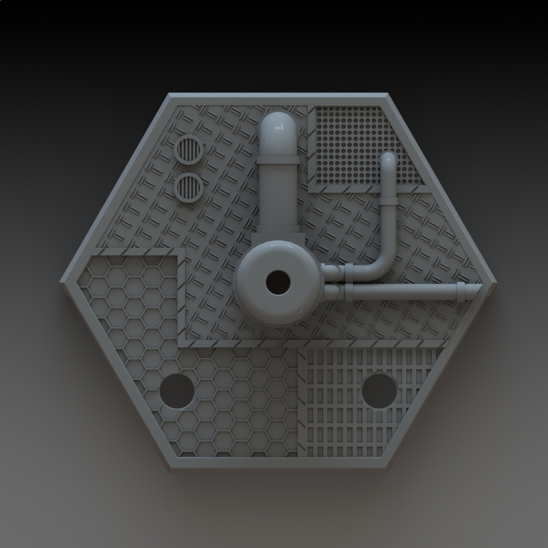 🎲 Aeronautica Industrial Base #4 (Thunderhawk)・ STL File for 3D ...